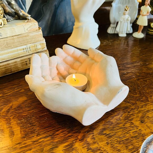 Vintage | Accents | Vintage Realistic Cement Hands | Poshmark